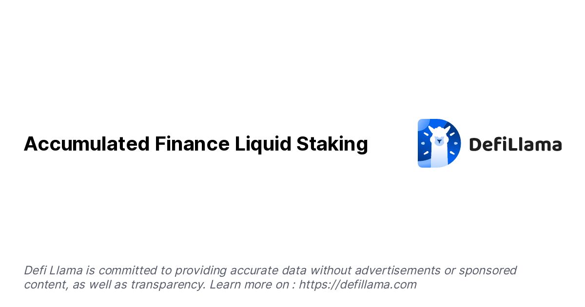 Accumulated Finance Liquid Staking